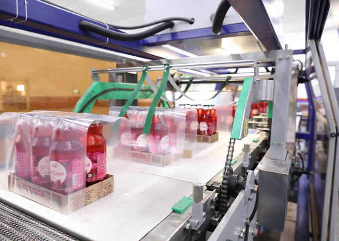 Metal Shrink Packaging Equipment Full Automatic Half Tray Shrinking ...